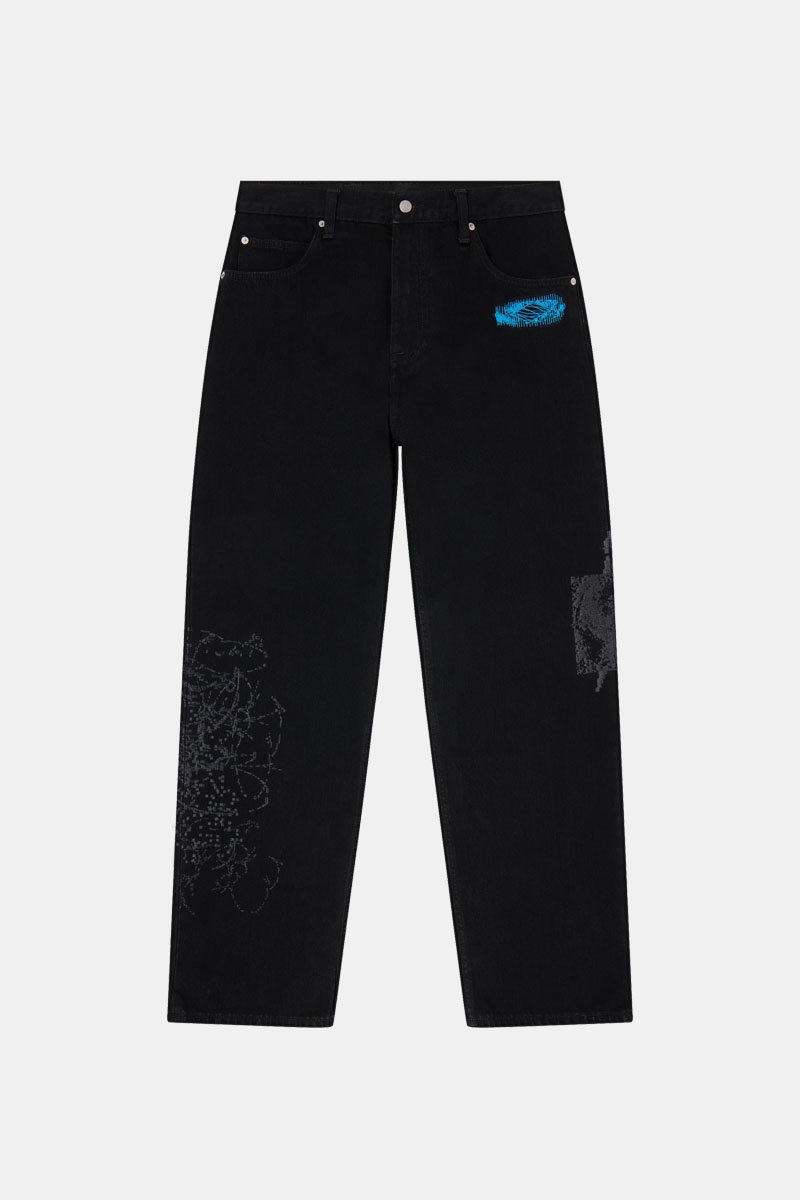 Edwin Matrix Panku Pant - Black Rinsed | Reede