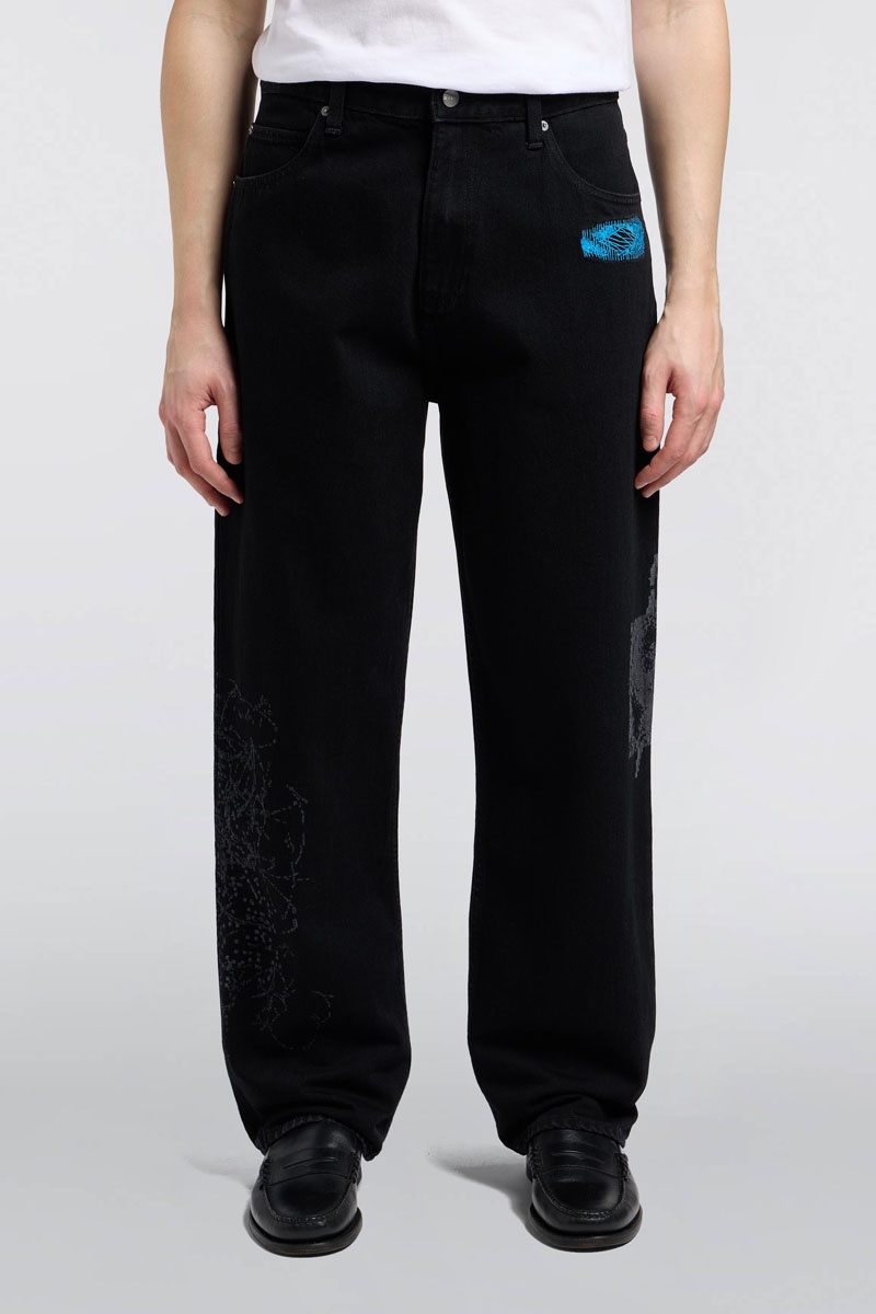 Edwin Matrix Panku Pant - Black Rinsed | Reede